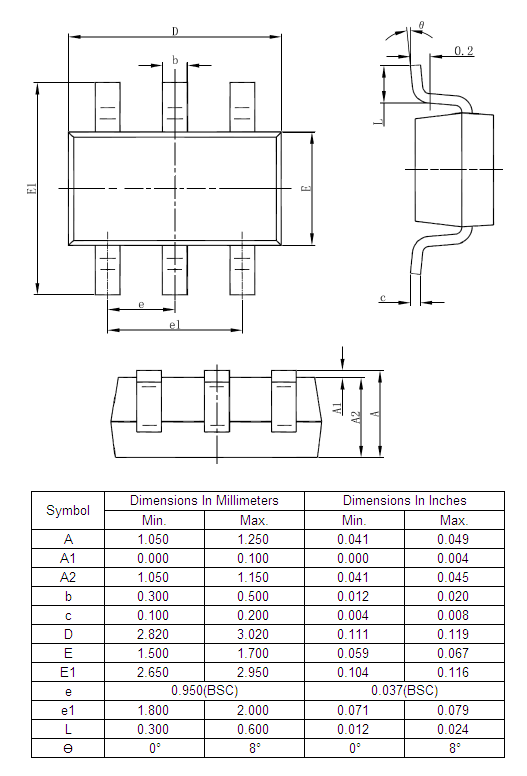 SOT-23-6 - Vseei 韦盛半导体